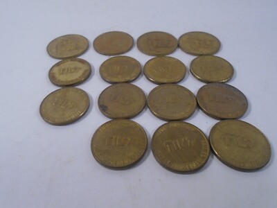 LOT OF 15--OLD TILT FAMILY AMUSEMENT CENTER-- GAME TOKENS (LOOK) | eBay