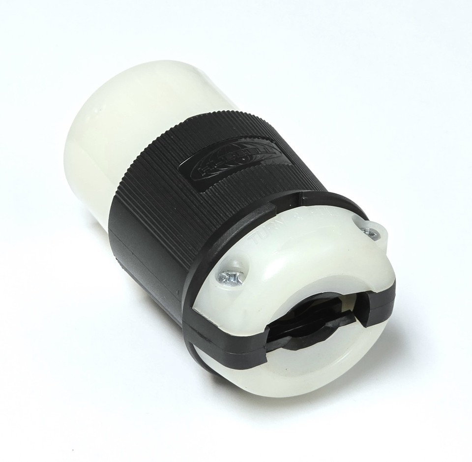 HUBBELL HBL2733, Twist-Lock Plug, 30A, Female, 3-Pole, 480VAC ...