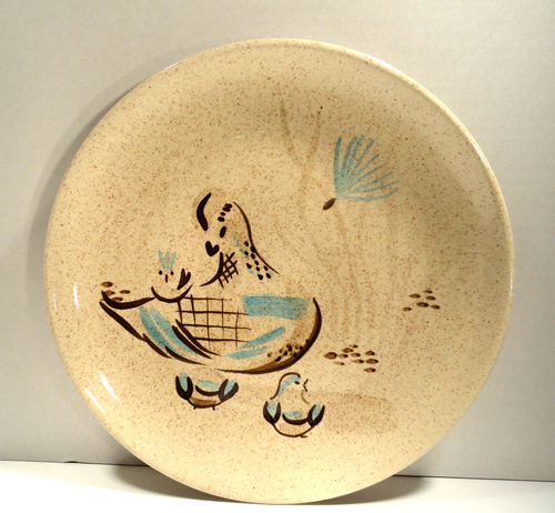 Red Wing Pottery Bob White Quail Dinner Plate | eBay