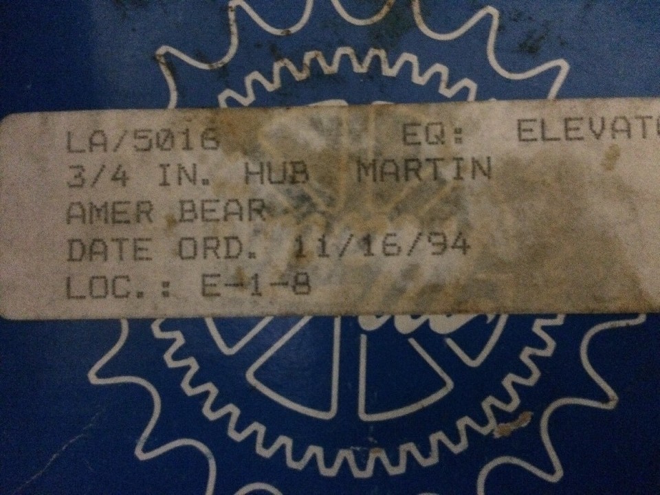 MARTIN 5016 50 / 5/8 in, B Hub, 16 Teeth, 0.6250 in Stock Bore, Steel ...