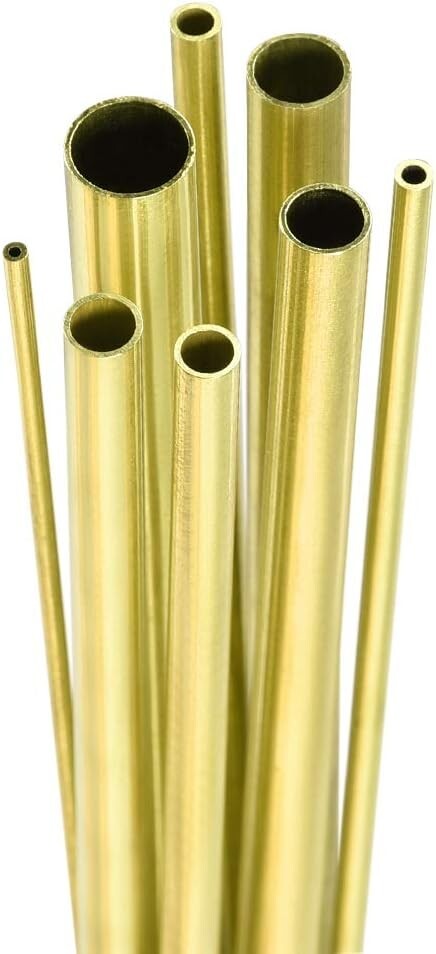 DRAWN BRASS TUBE 3/8" (.377") OD X 1/4" (.250") ID X 36" LONG | eBay