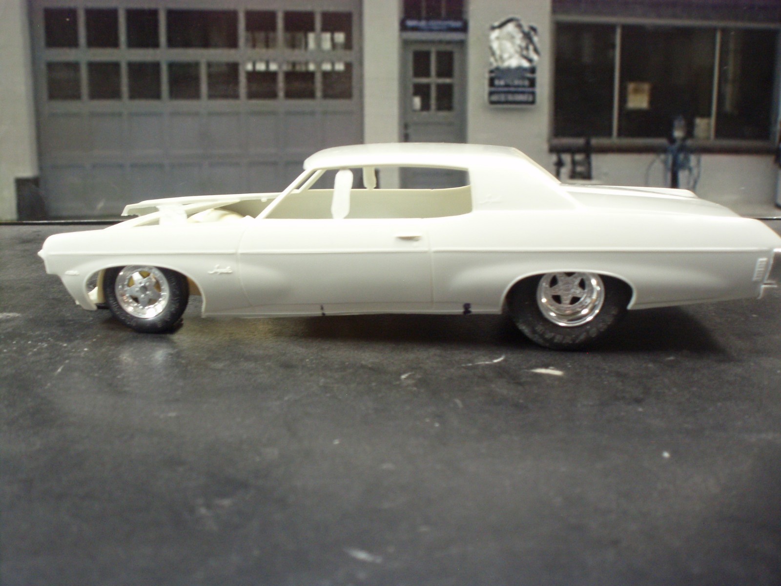 AMT 70 1/25 scale Chevy Impala Pro Street Chassis, PLEASE READ ...