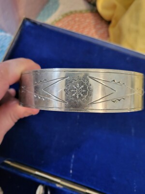 Vintage Sterling Silver Native American Arm Cuff "RARE". | eBay