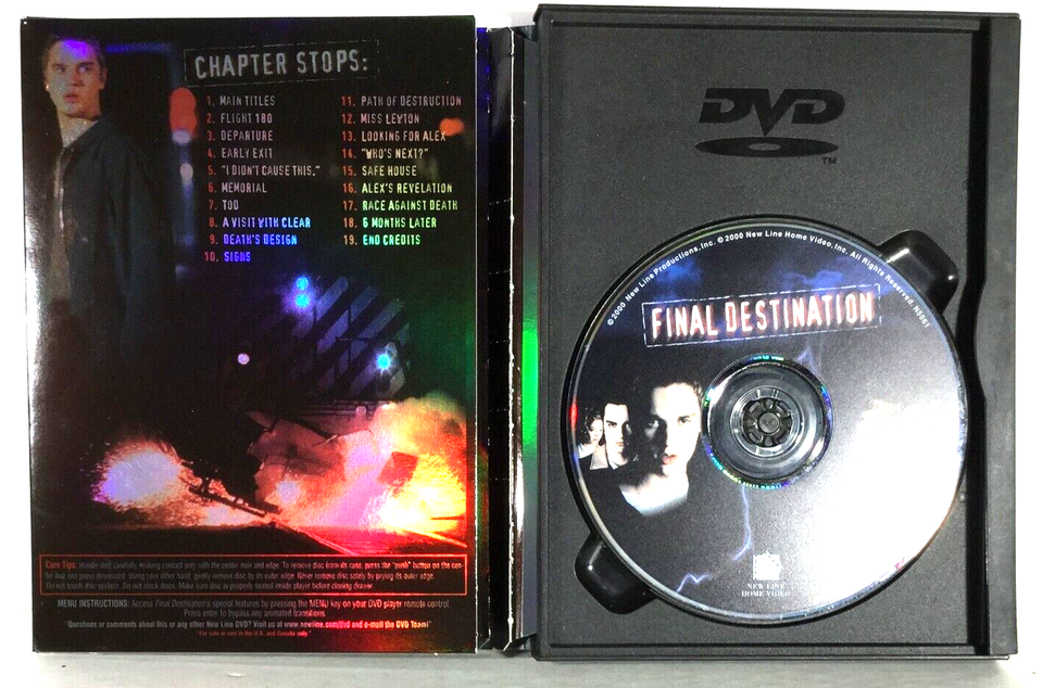 Final Destination (DVD, 2000, Widescreen) Devon Sawa Directed By James ...