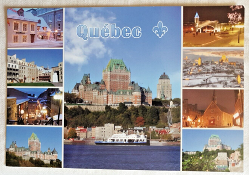 Multiview Postcard Quebec Canada | eBay