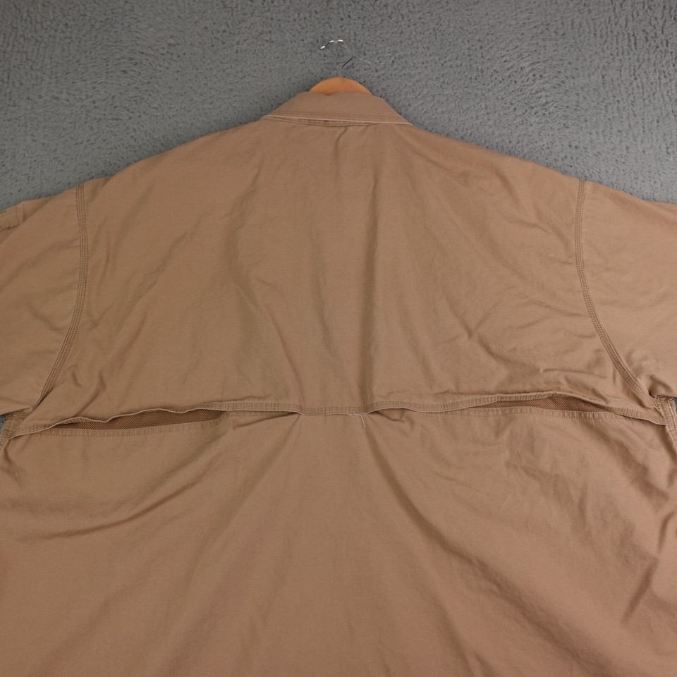 511 Tactical Shirt Mens 3XL Brown Short Sleeve Ripstop Vented Outdoor ...