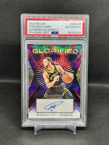 2023-24 Recon Stephen Curry Glorified Holo Effect Auto /15 PSA Auto | eBay
