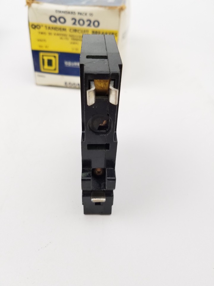 QO2020 Square D Twin Tandem 20 Amp Circuit Breaker NO HOOK (LOT OF 1 ...