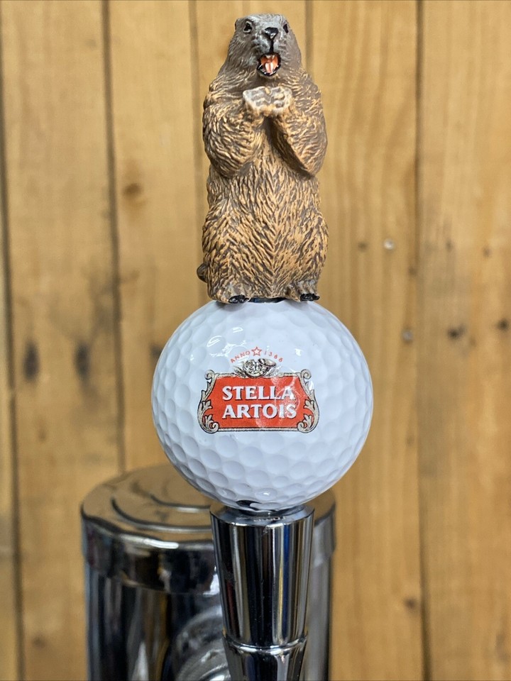 Stella Artois Beer Golf Tap Handle Caddyshack Gopher Draft Keg Short 4. ...