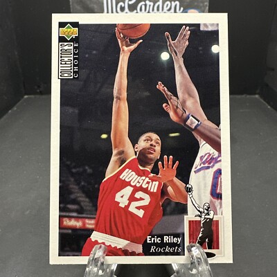 1994-95 Upper Deck Collector's Choice Eric Riley #105 Houston Rockets ...