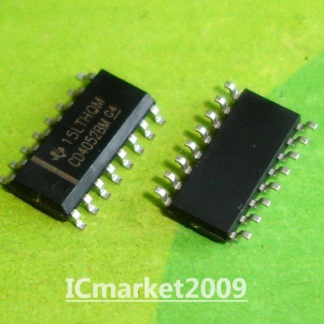 100 PCS CD4052BM SOP-16 CD4052 SMD CMOS Analog Multiplexers | eBay