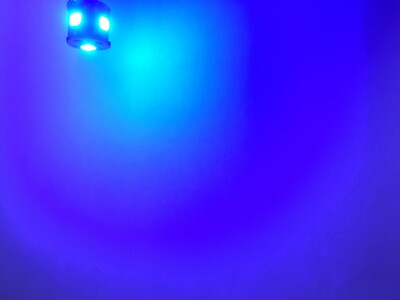 (3)ROYAL BLUE 8V-LED LAMPS/ KR-5510 KR-6050 KR-6650 KR-8050 / Kenwood ...