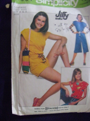 VTG 1977 SIMPLICITY # 8061 SZCUT TO SZ 6/8 ROMPER SUIT JIFFY SEWING ...