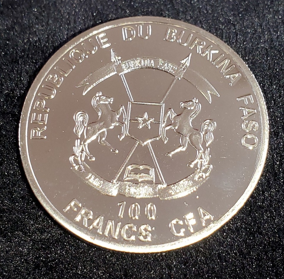 World Cup 2018 Silver Coin Wolf Dog Mascot Messi Ronaldo Pele Paris ...