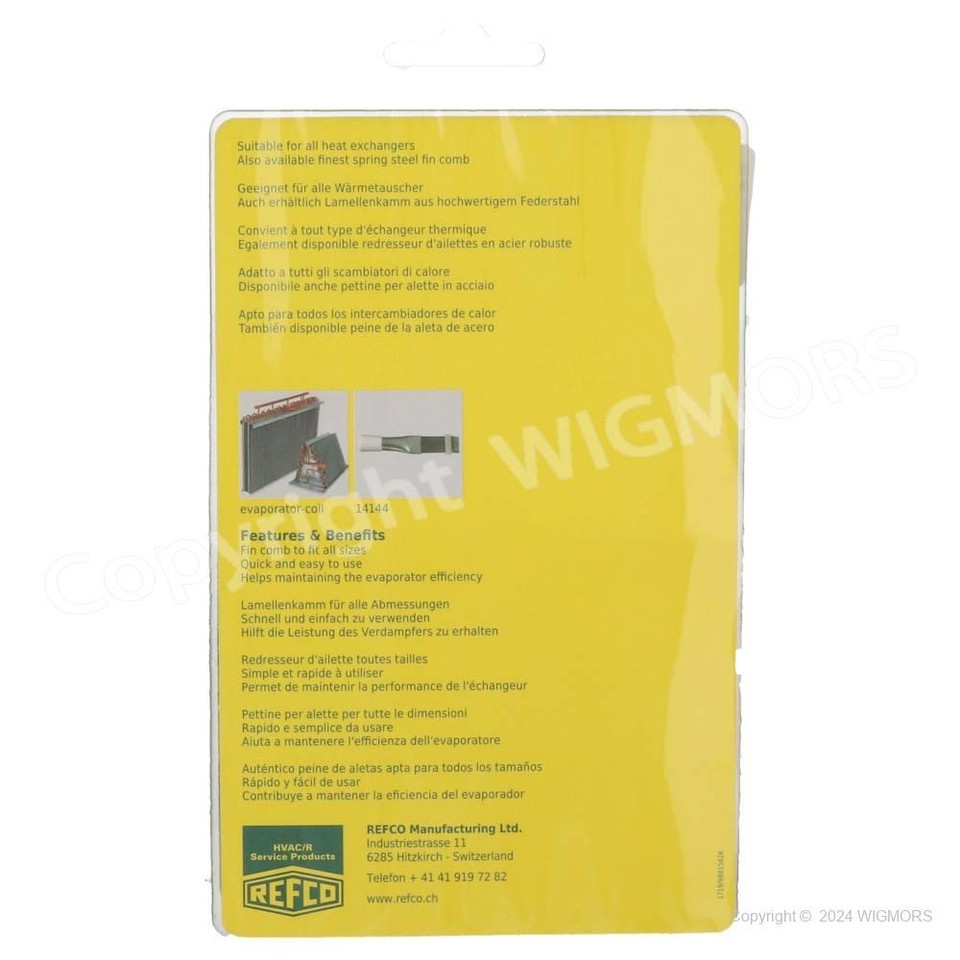 Fin comb Refco 14142 9881562 | eBay