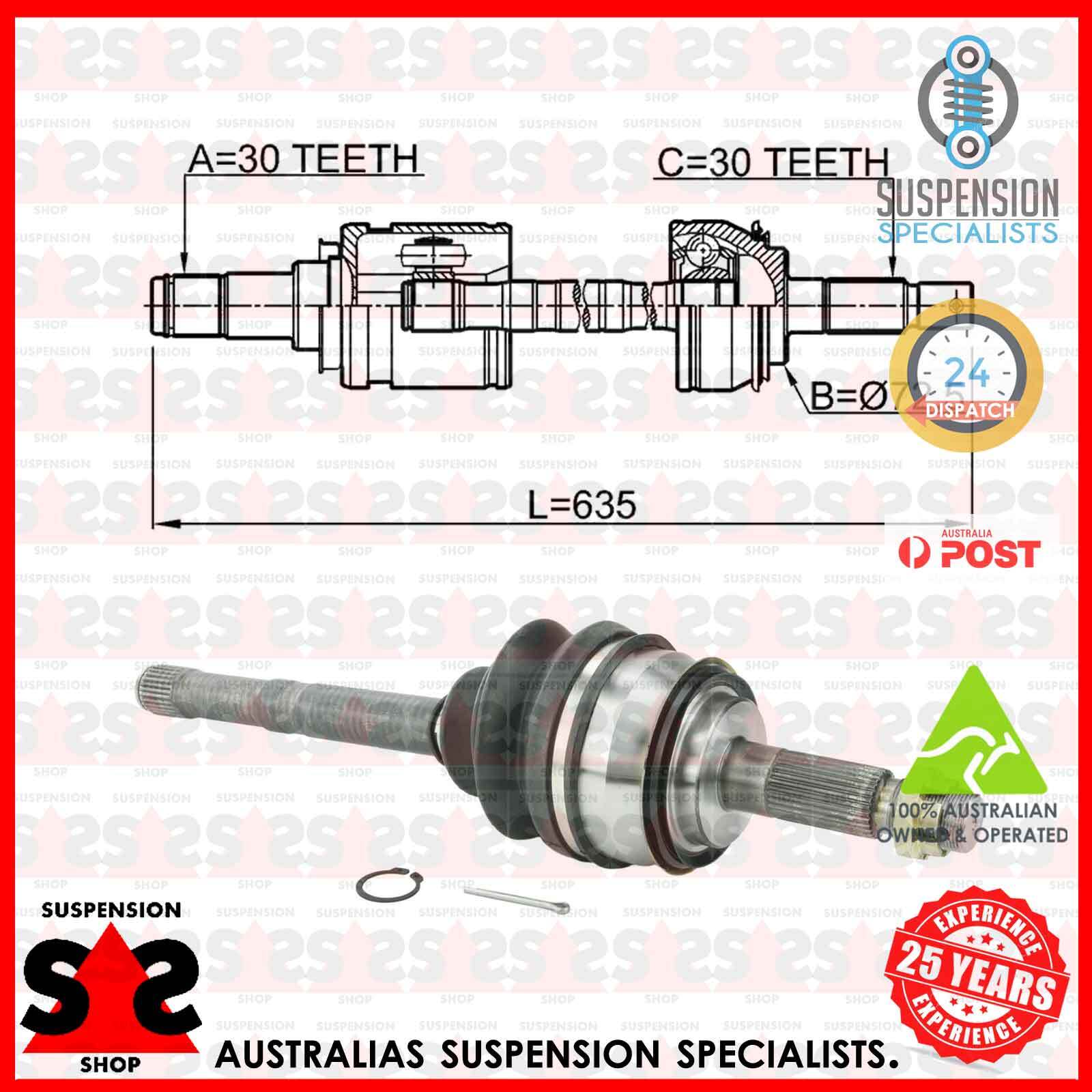 Front Axle Drive Shaft Suit TOYOTA Hilux Vii Pickup (_N1_, _N2_, _N3 ...