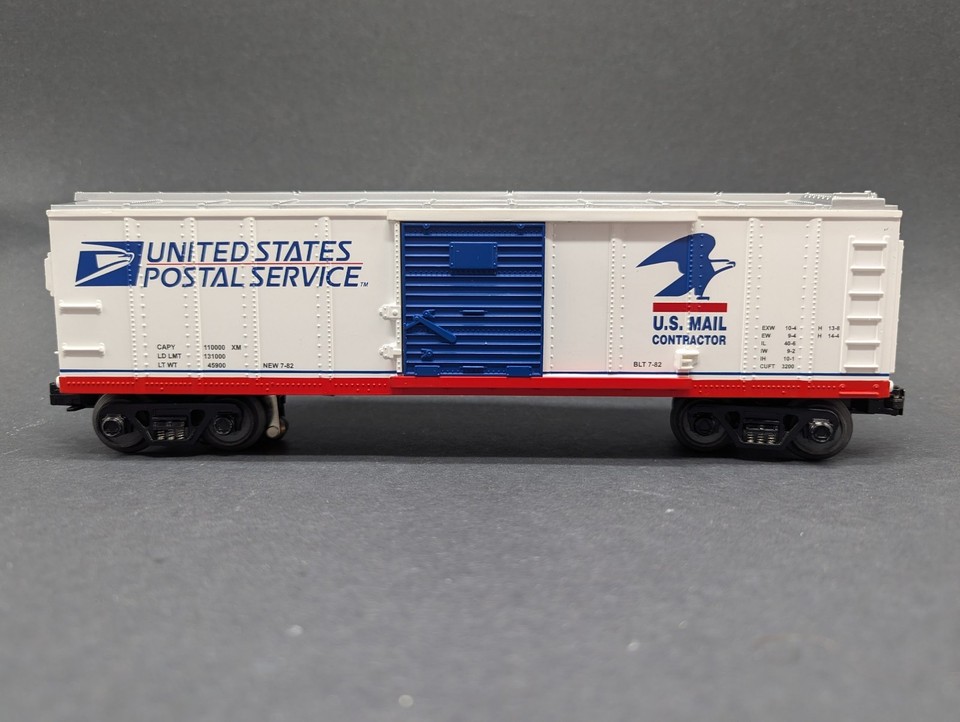 MTH Rail King O Scale, USPS Operating Box Car with Signal Man | eBay