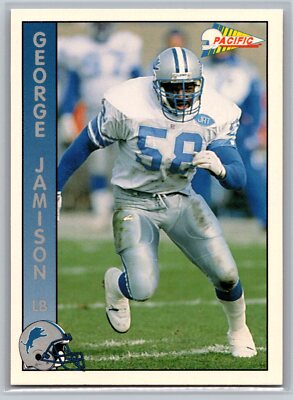 1992 Pacific Football #93 George Jamison Detroit Lions | eBay