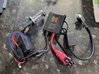 MOTORCYCLE SCOOTER HID LIGHT KIT H4 TYPE BULB FITTING | eBay UK