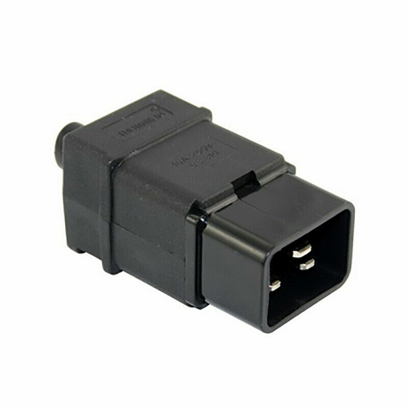 IEC320 C19 Socket C20 Plug Rewireable Power Cable Connector AC 250V 16A ...
