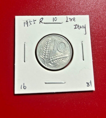 1955-R ITALY 10 LIRE COIN - NICE WORLD COIN !!! | eBay