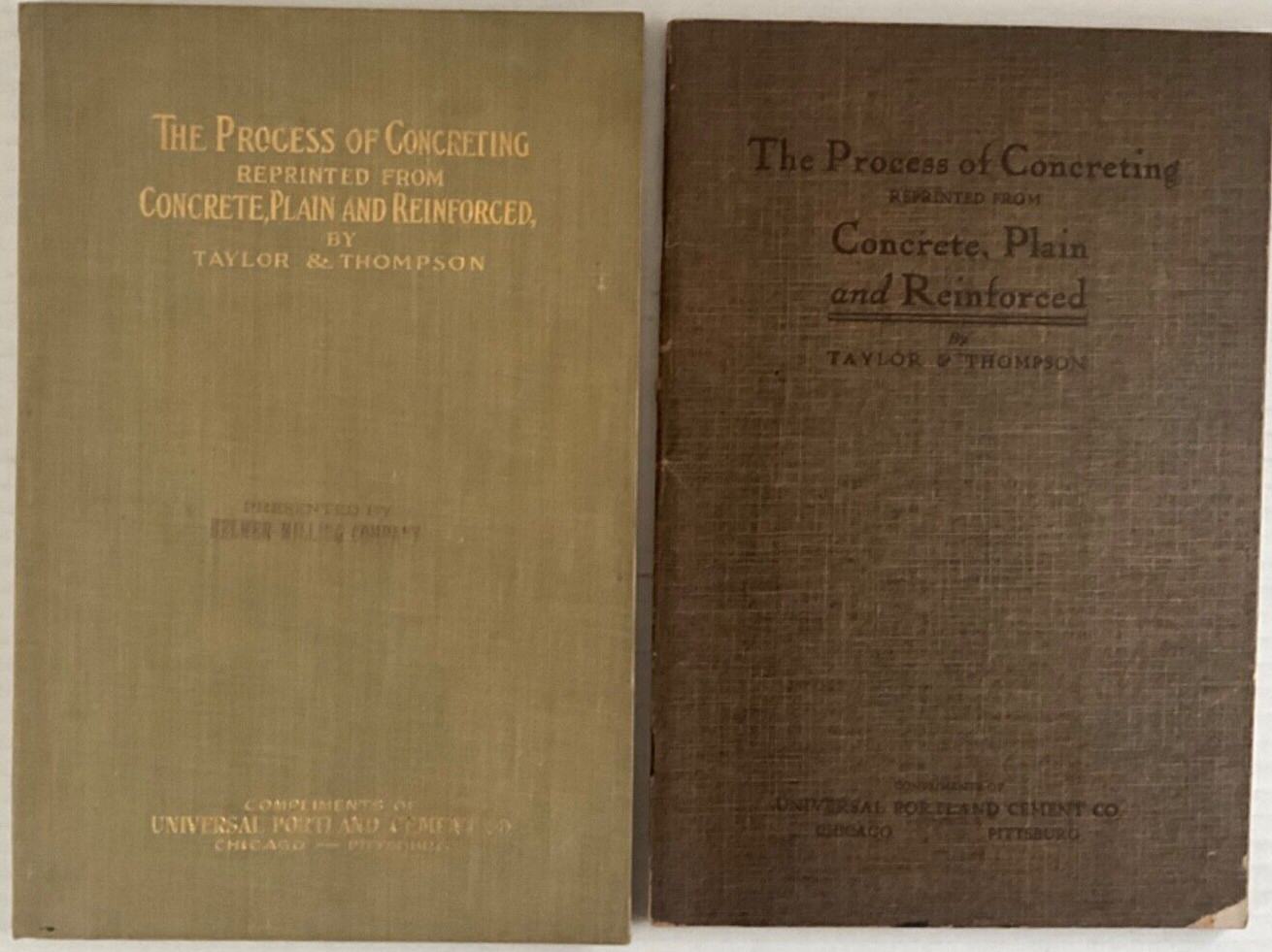 Portland Cement Book Concreting Process Reinforced Concrete HC & PB Guide