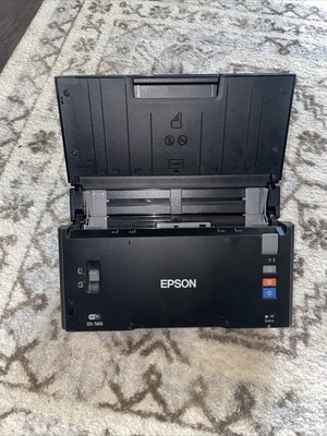 Epson WorkForce DS-560 Wireless Wifi Color Document Scanner Untested No ...