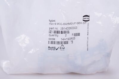 Harting Han 6 Mod.-Frame for Geh.ot 09140060303 Joint Frame 6B OVP New ...