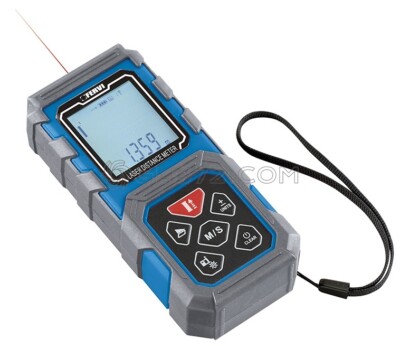 HANDHELD DIGITAL LASER DISTANCE METER MEASURE TAPE 80m/262ft FERVI ...