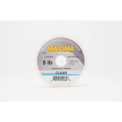 Maxima Fishing Line Leader Wheel, Clear, 5-Pound, 27-Yard | eBay
