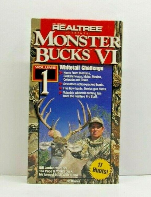 Realtree Monster Bucks VI Volume 1 Whitetail Challenge Hunting VHS 1998 ...