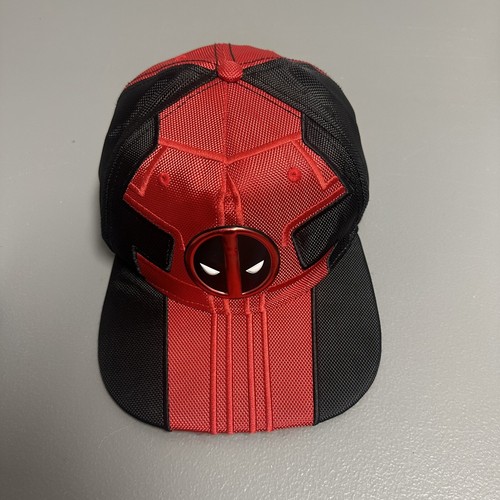 Deadpool Bioworld Metallic Snapback baseball hat adjustable osfm marvel ...