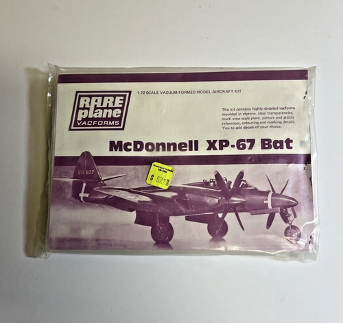 RarePlane McDonnell XP-67 BAT 1:72 scale BAGGED MODEL COMPLETE | eBay