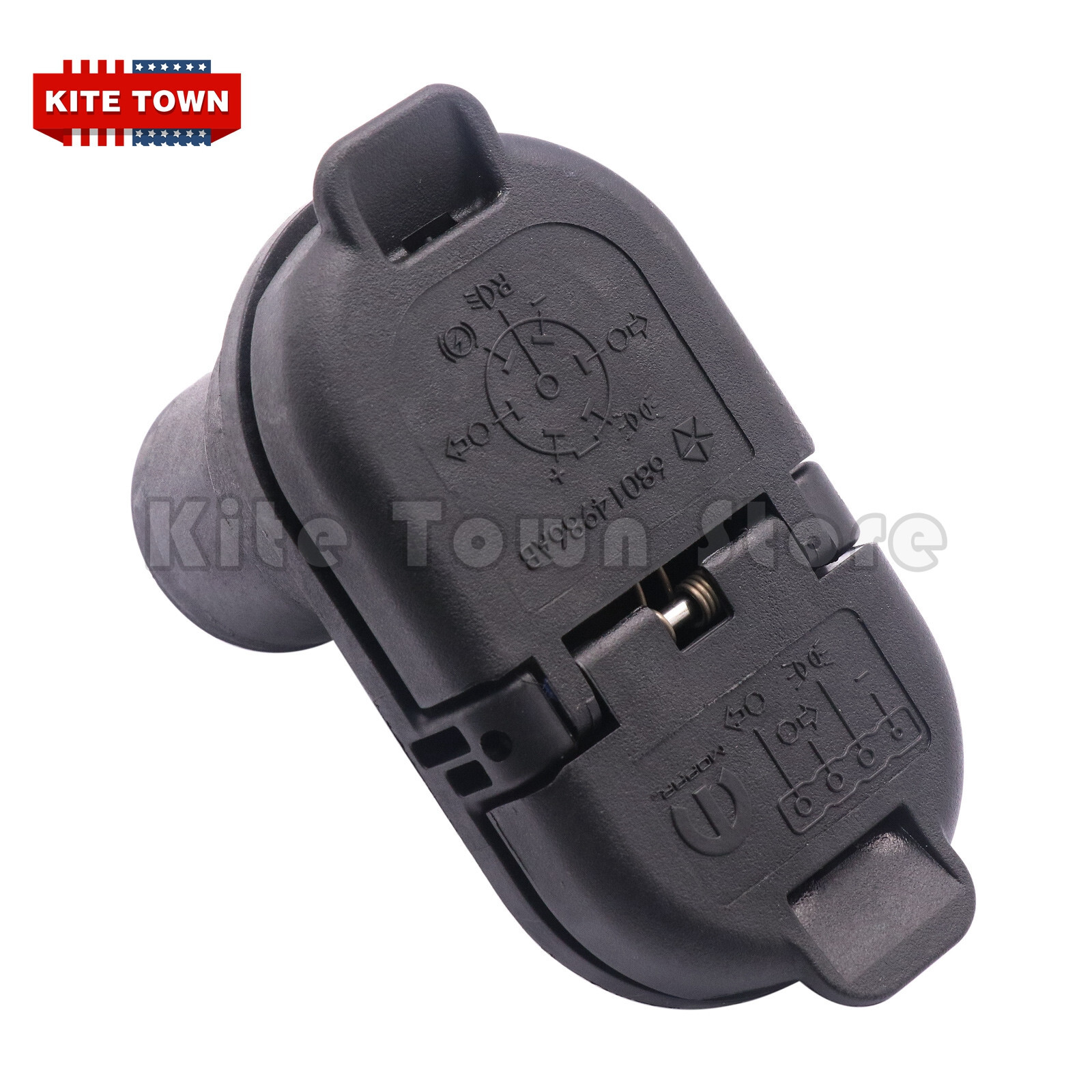 OEM New Trailer Tow 7 Way Connector For 2010-2024 Ram 1500 2500 3500 ...