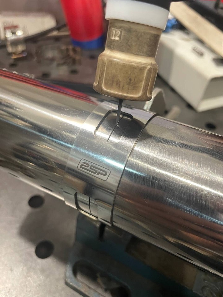 4pcs 2SP Exhaust Intake Pipe Tacking Bands for welding/fabrication 2.5 ...