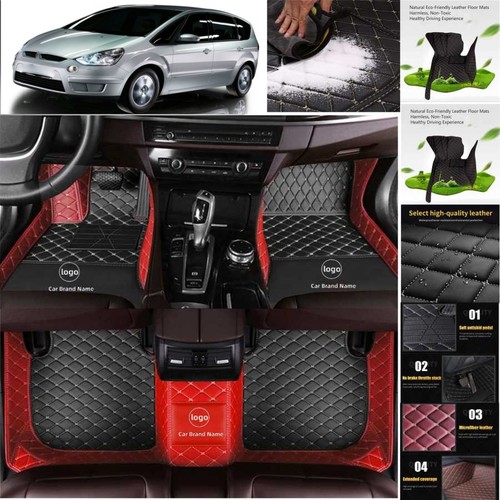 For Ford S-MAX Car Floor Mats Custom Waterproof Luxury Carpets Auto ...