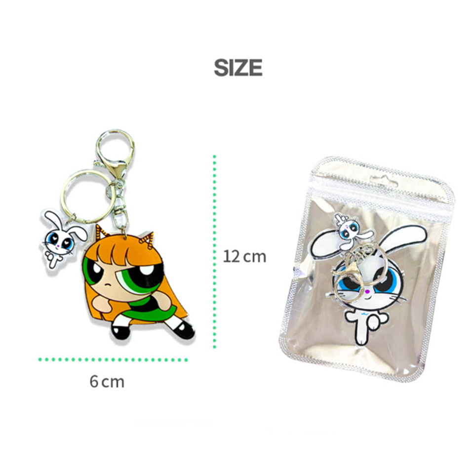 NewJeans Powerpuff Girls Haerin Keychain Keyring Acryl Plush Hot New ...