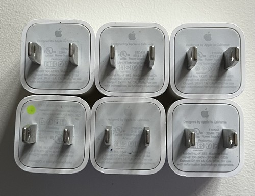 Apple USB Power Adapters (6) & Lightning Cable | eBay