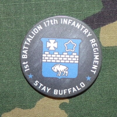 US Army 1st Battalion 17th Infantry Regiment JBLM Re-enlist Poker Chip ...