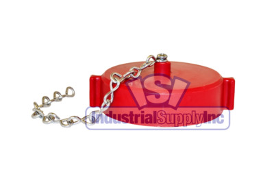 Fire Hose Hydrant Cap and Chain | 1-1/2" Female NST/NH | Polycarbonate ...