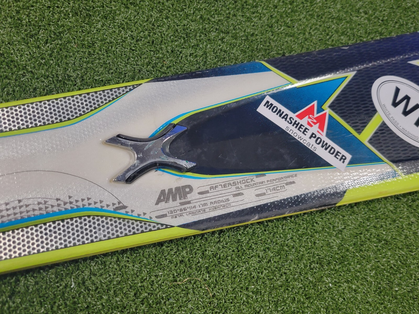 K2 AMP Aftershock All-Mtn SKIS All-Terrain Rocker 174cm Marker MX 14 ...