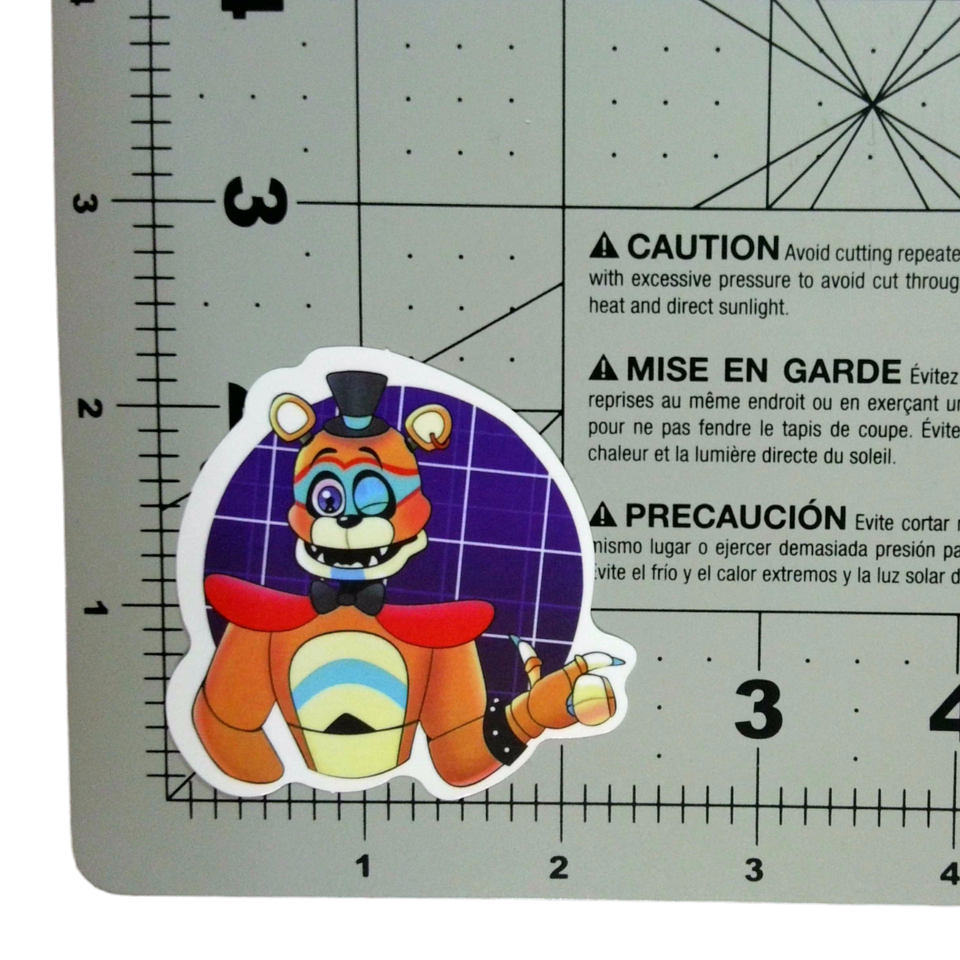 FNAF Five Nights at Freddy's Finger Snap Thumbs Up Wink Freddy Sticker ...