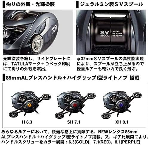 Daiwa Bait Fishing Reel 20 TATULA SV TW Left Handle 2020 Model Salt Safe | eBay