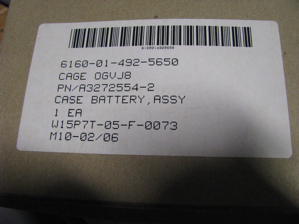 General Motors Humvee Battery case assembly # A3272554-2 NSN: 6160-01 ...