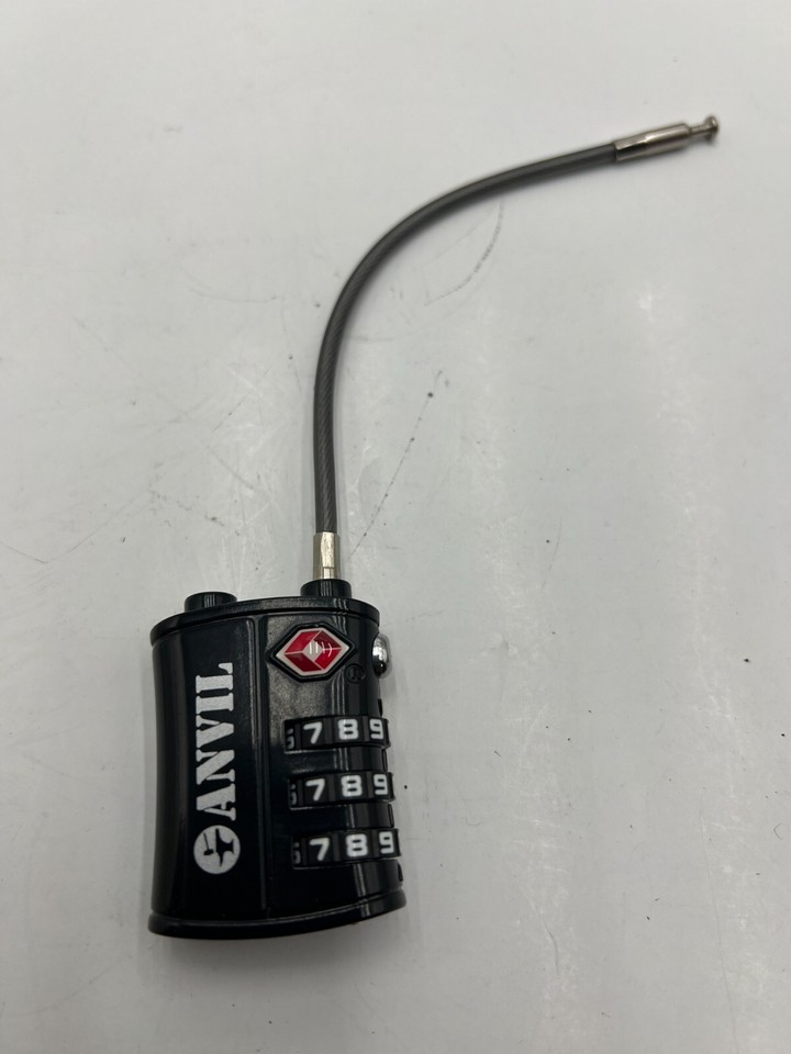 Anvil TSA007 Travel Security Combination Lock Black | eBay