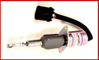 SA-4889-12, 3939018, Fuel shutdown Solenoid, 3" spacing, 3 flat pins ...