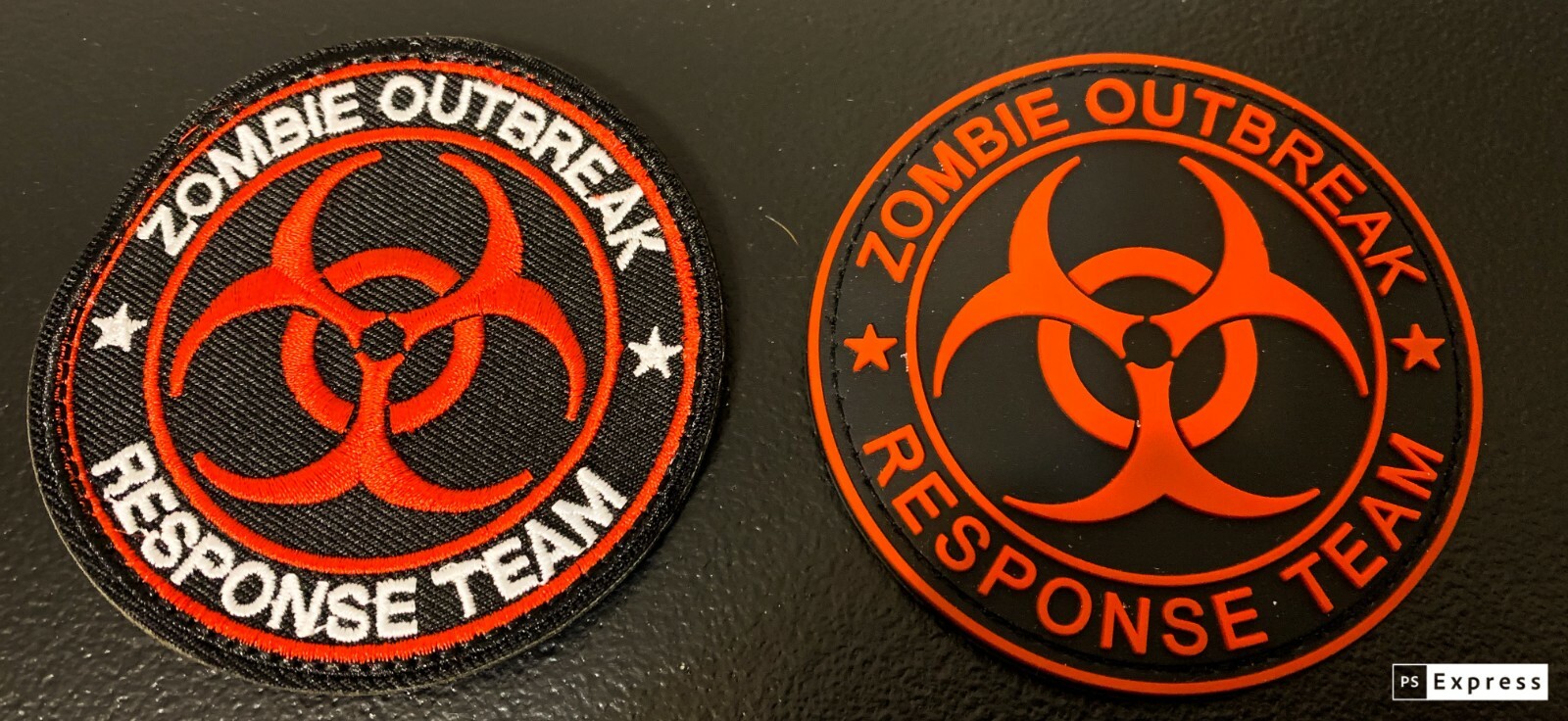 Zombie Patch 3" round hook backing - One each per order zombie patches ...