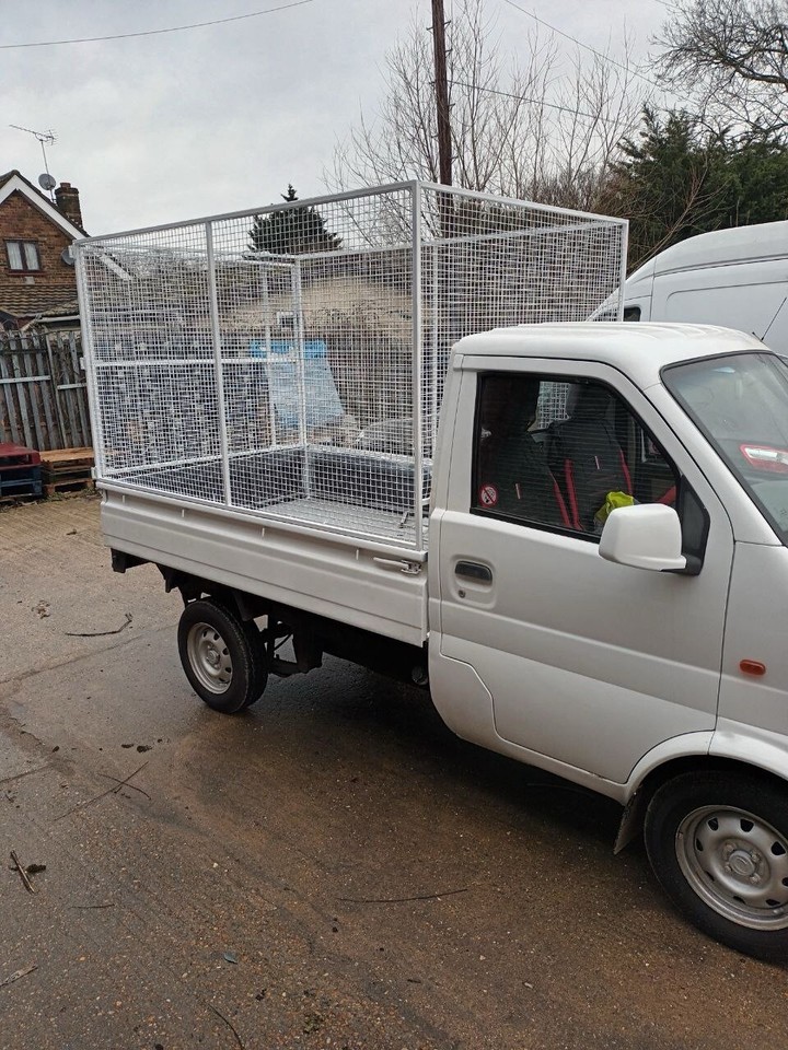FORD TRANSIT TIPPER MESH HIGH SIDES, Transit tipper truck body any size ...