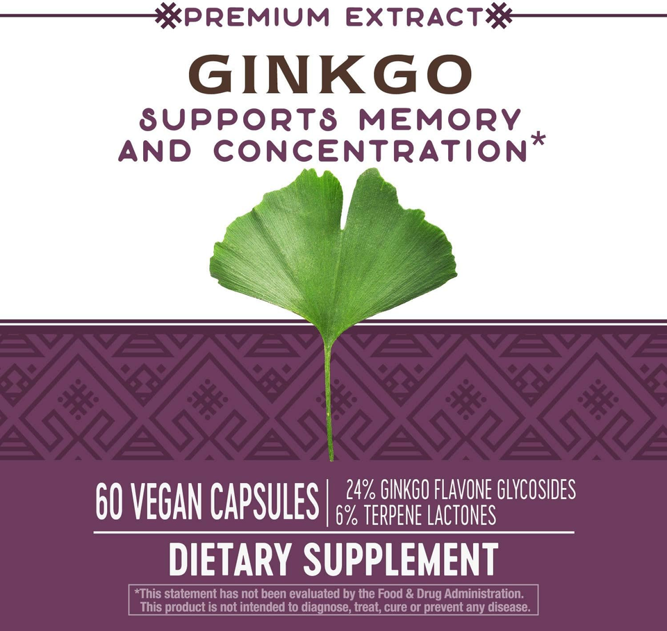 Nature's Way Ginkgold, Supports Memory and Concentration, 60 Capsules ...