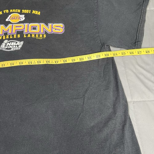 Los Angeles Lakers Shirt Men Size XL 2001 NBA Champions Back to Back ...